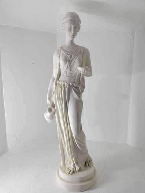 Italian Porcelain - Ancient Greek statue: Hebe, Greek goddess of youth ...