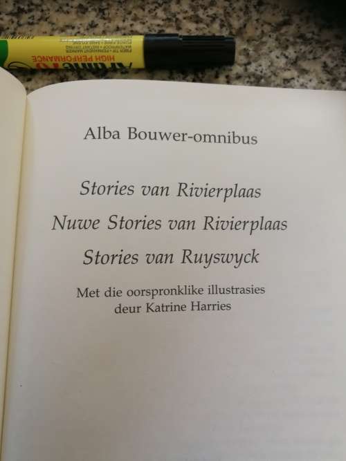 Afrikaans Fiction - ALBA BOUWER OMNIBUS Stories van Rivierplaas Nuwe ...