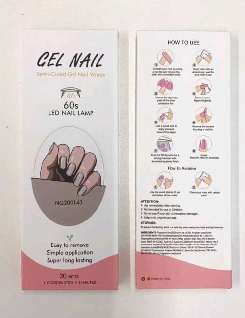Nails - Nail Jel UV Sticker Nails - Long Silver for sale in Pietersburg ...