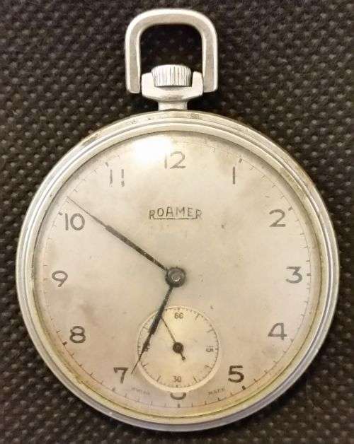 Pocket Watches - Vintage Roamer Swiss Made 15 Jewels Pocket Watch was ...