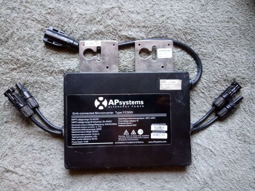 Inverters - APSystems Micro Inverters 230V 500W 50HZ Model YC500i was ...