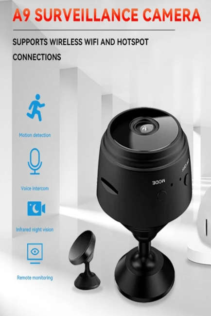Surveillance Cameras - A9 WiFi Mini Camera HD 1080P Video recorder ...