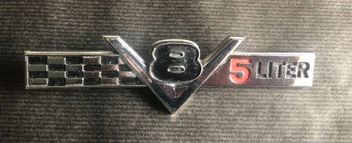 Badges - CHEVROLET SS (Holden Monaro) V8 5 LITRE Early 1970s / METAL ...