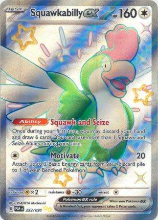 Trading Cards - Pokemon Trading Card Game - Squawkabilly ex - 223/091 ...