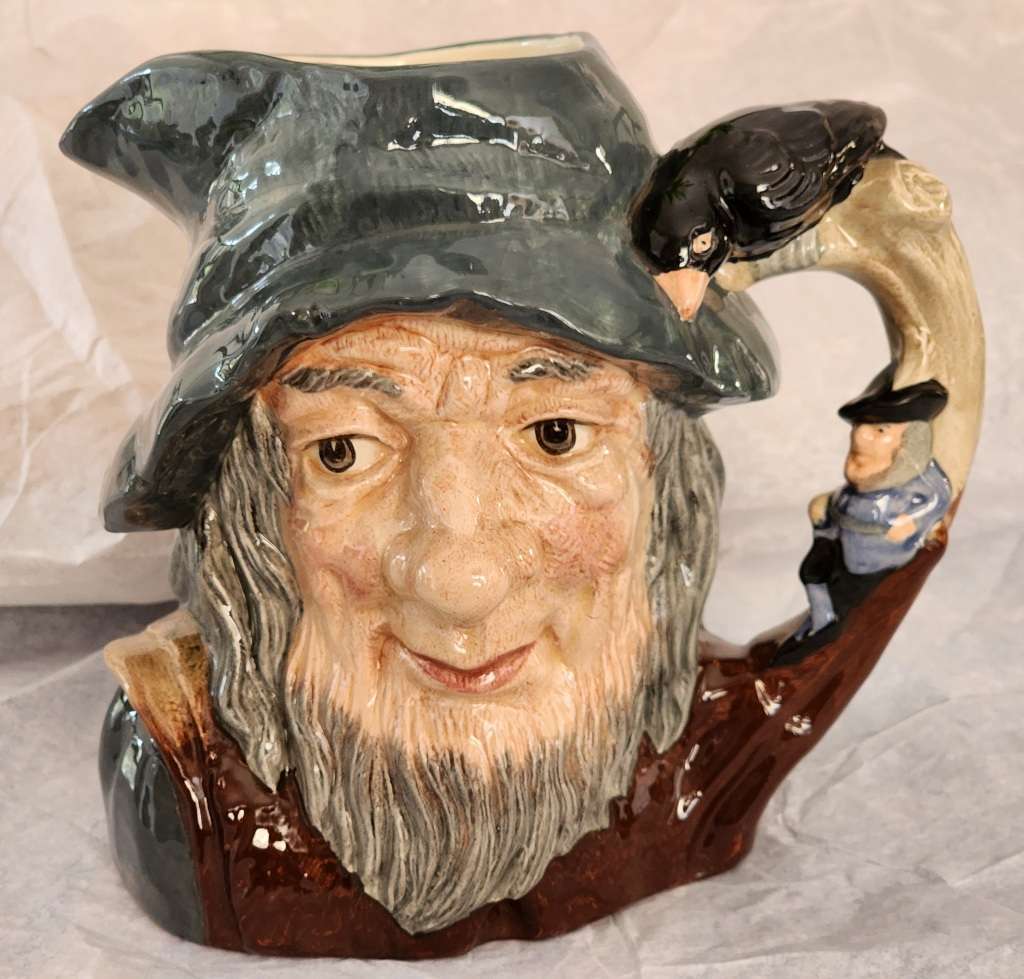 English Porcelain - ROYAL DOULTON TOBY CHARACTER JUG -Vintage `RIP van ...