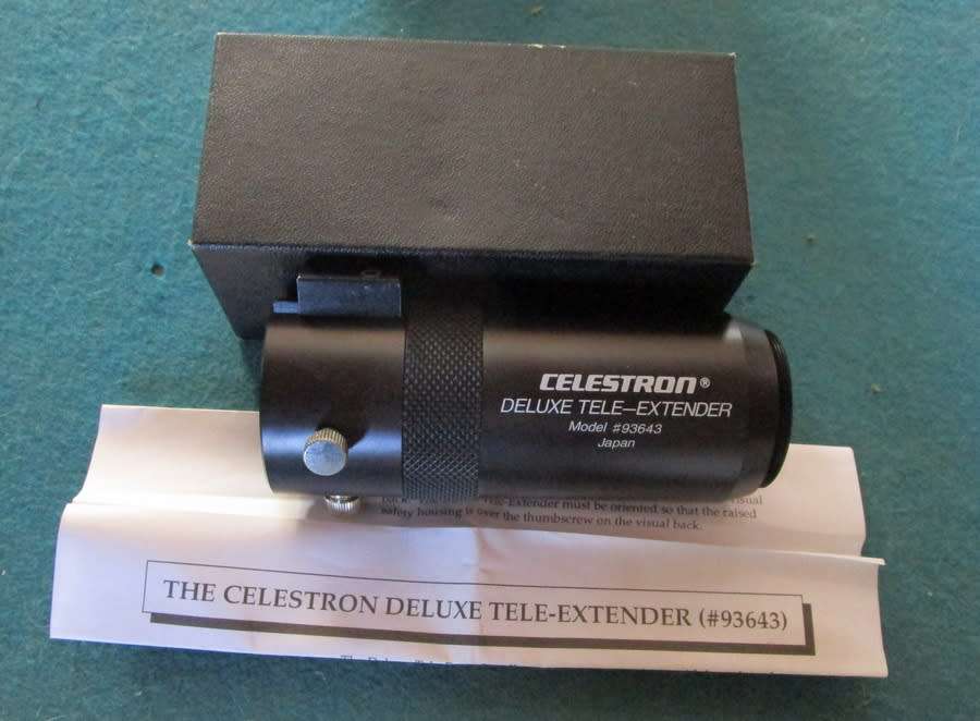 Other Telescopes & Optics - Celestron Deluxe Tele Extender Model 93643 ...