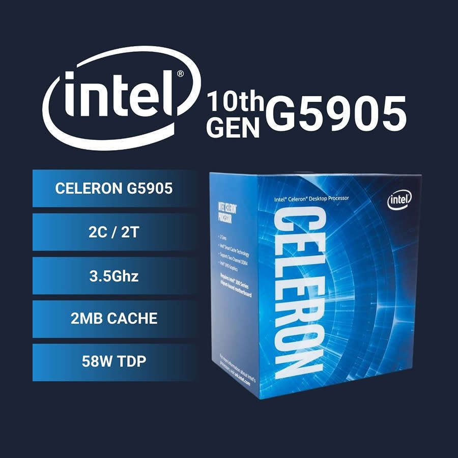 CPUs - !! 10th GEN 3.5GHz INTEL G5905 CPU, SOCKET 1200 !! was sold for ...