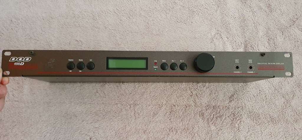 Guitar Effects - DOD SR400D Digital Room Delay Rack Effects Unit for ...