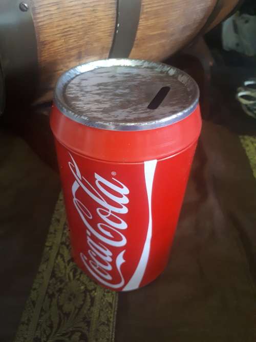 Tin - Large Tin Coke Money Box for sale in Port Elizabeth (ID:606300601)