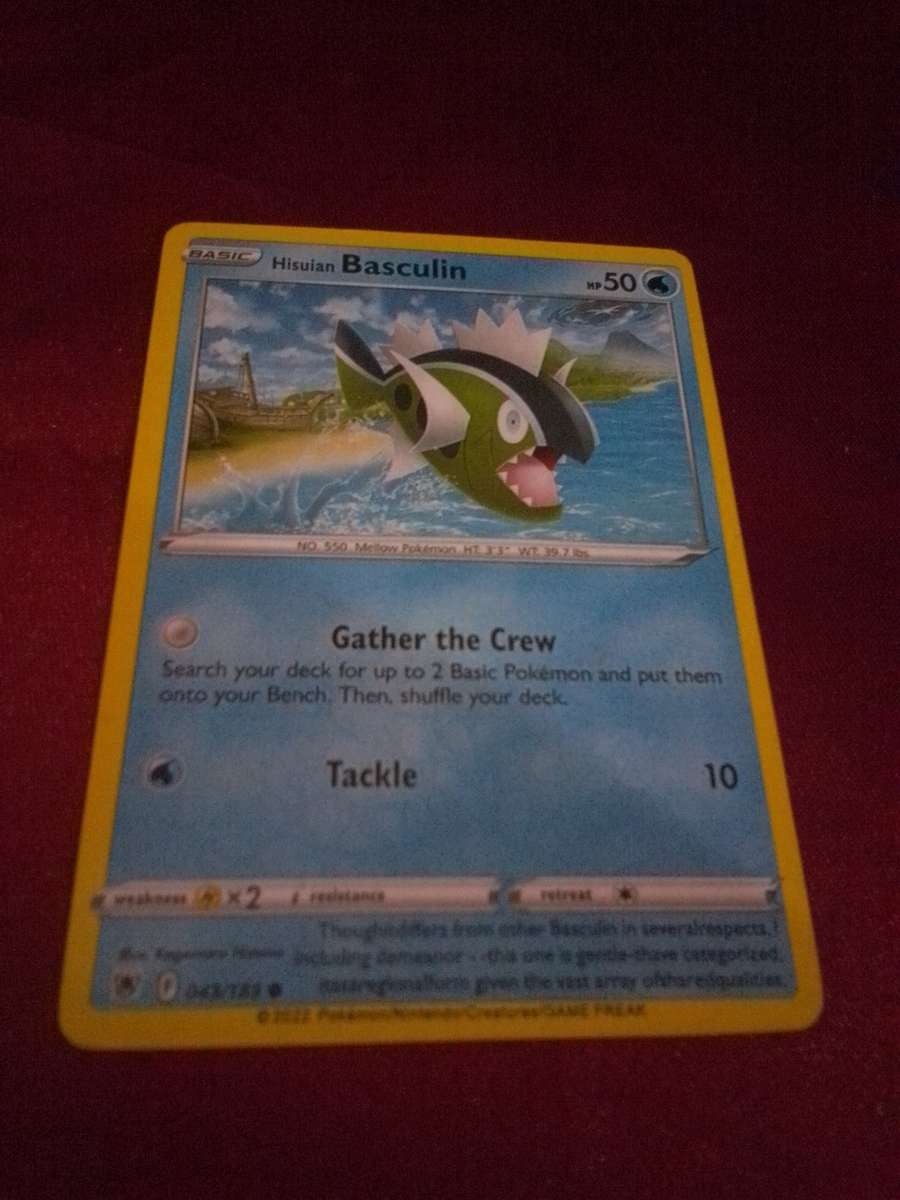 Trading Cards - Pokemon Silver Tempest `Basculin` for sale in Port ...
