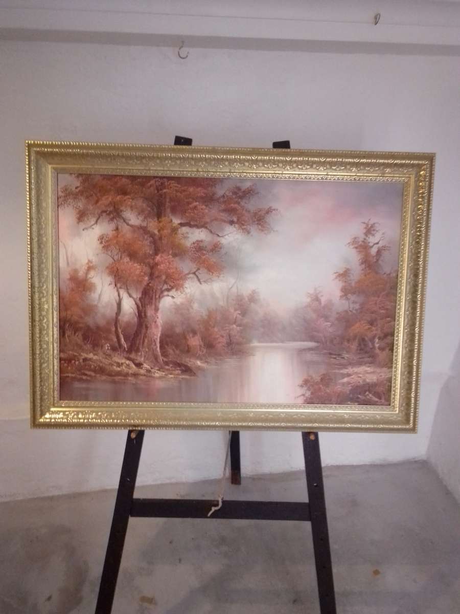 Paintings - Beautiful Oil on Board by 20th-C Italian Artist Irene ...