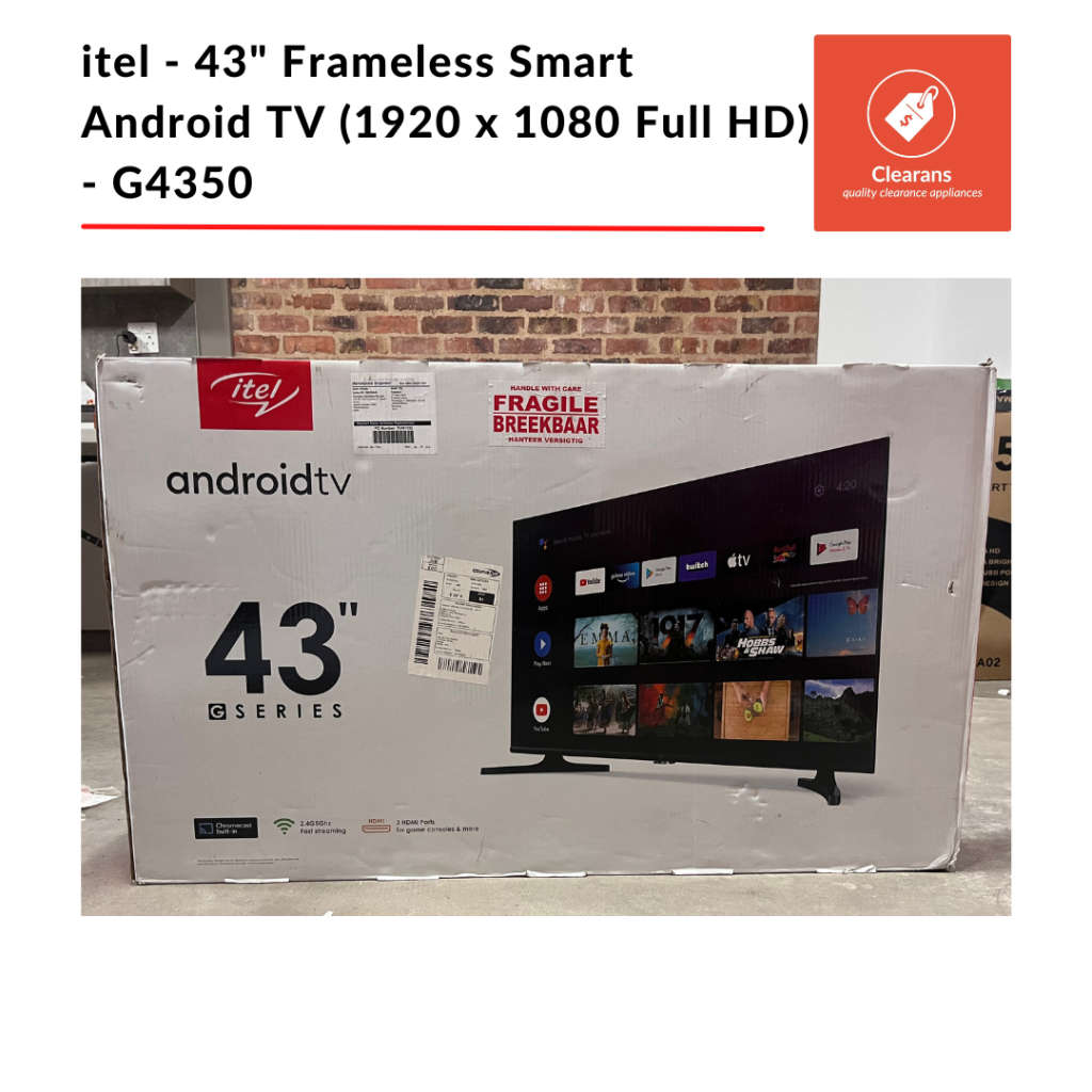 Televisions - itel TV - 43 inch Full HD Frameless Smart Android TV ...