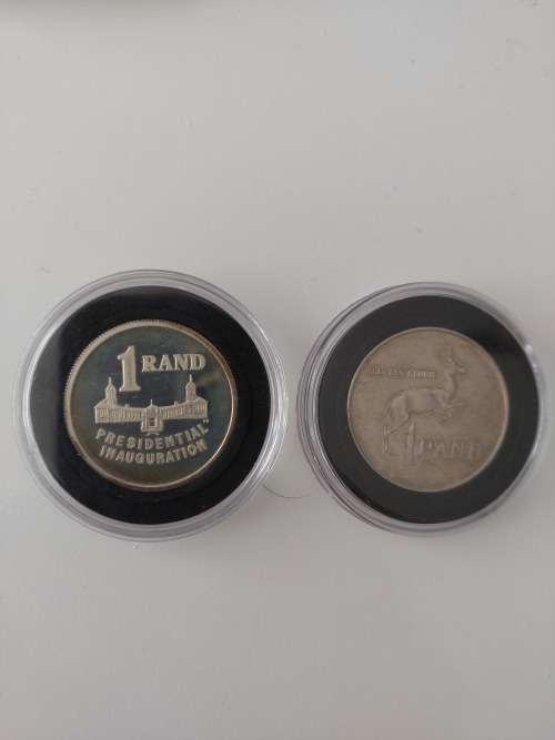 Collections & Lots - R1 Silver coin lot - 1 BID FOR ALL ****** CRAZY R1 ...