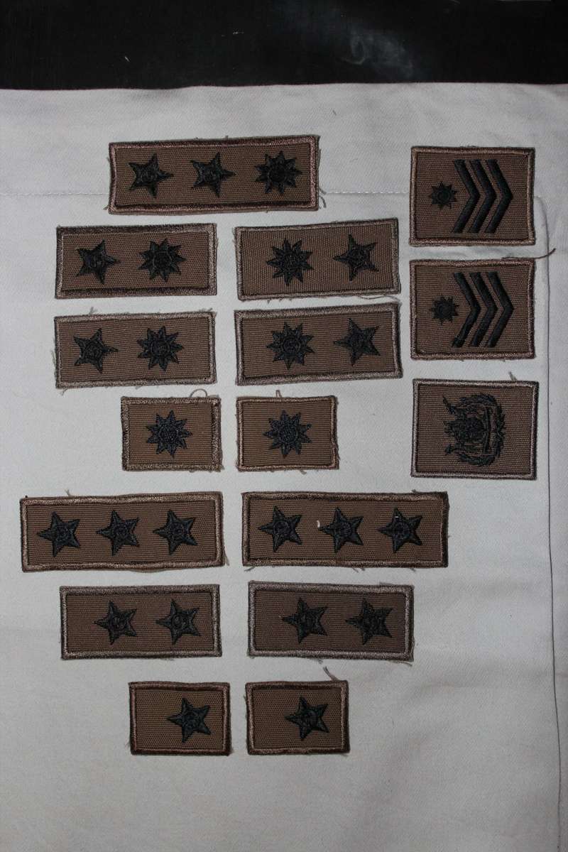 South African Army - SANDF Senior officer ranks - Very good condition ...