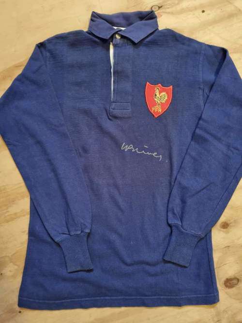 Sporting Memorabilia - Vintage French rugby jersey was listed for R1 ...