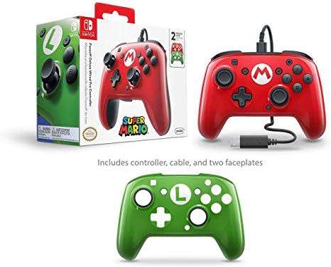 Controllers & Remotes - PDP Face Off: Deluxe Pro Controller - Mario ...