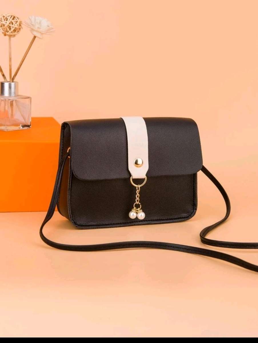 Handbags & Bags - Mini Color Block Fashion Faux Pearl Detail Flap Cover ...