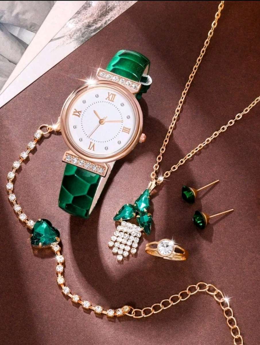 Women's Watches - 6pc luxurious woman Quartz Watch set was sold for ...