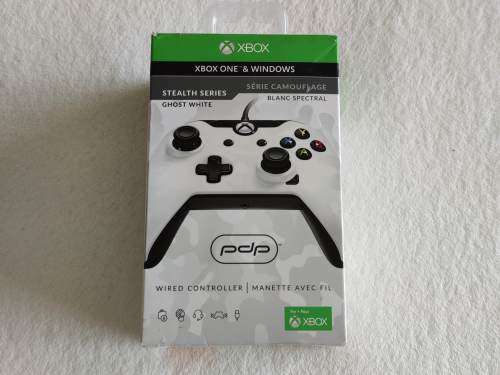 Controllers & Remotes - PDP Ghost White Wired Controller - Xbox One ...