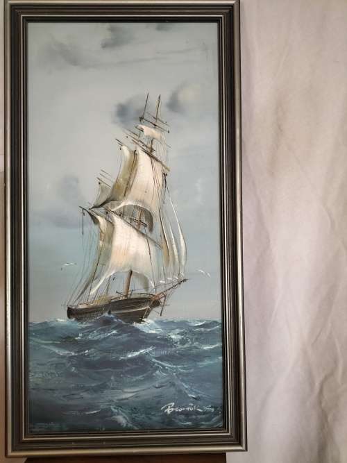 Paintings - Brian Pak Clipper Ship Painting was listed for R1,295.00 on ...