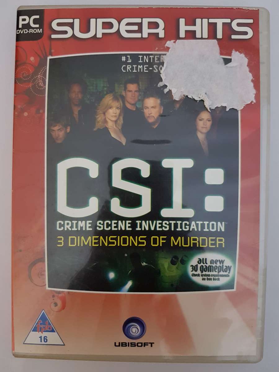 Games - CSI PC Game DvD Rom for sale in Johannesburg (ID:619002056)