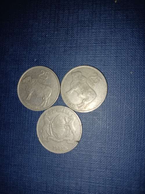 Africa - Botswana 25 Thebe Coins COINS SOLD INDIVIDUALY MONEY COINS ...
