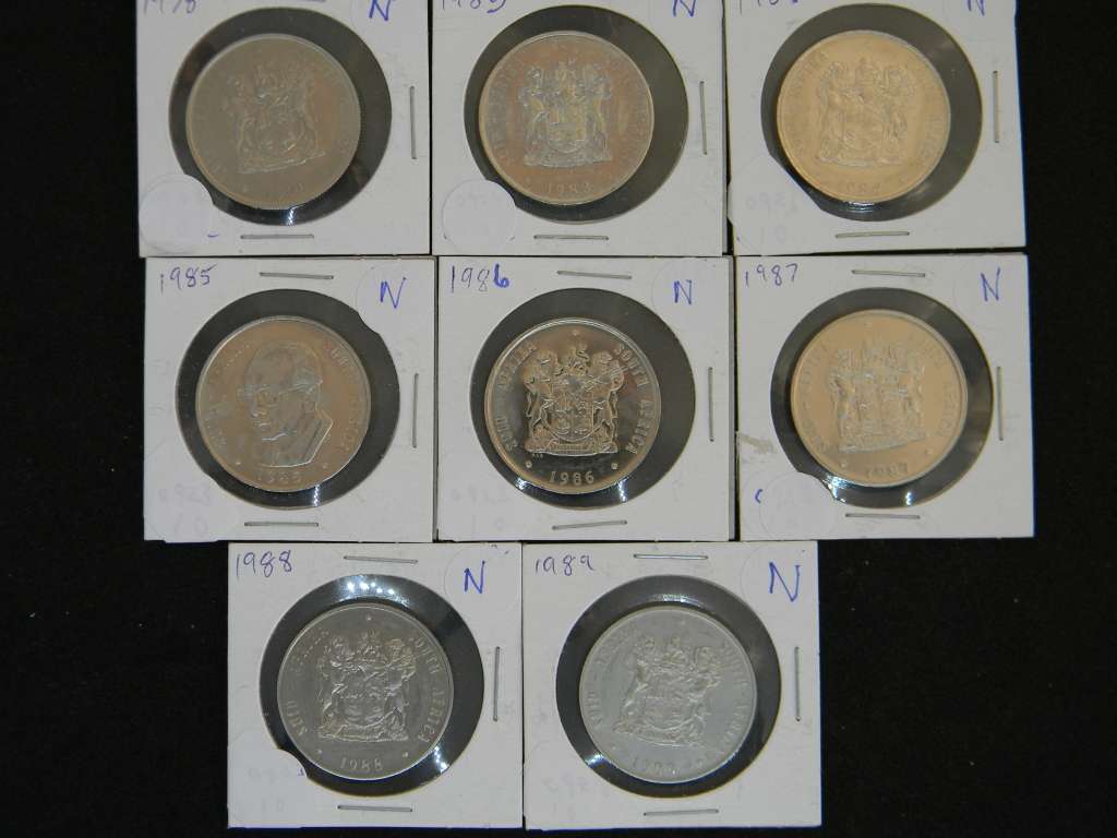 One Rand - NICKEL R1 X 8 1980`S ALL FOR ONE BID for sale in Pretoria ...