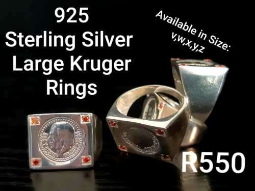 Rings - 925 Sterling Silver Kruger Rings was listed for R550.00 on 2 ...