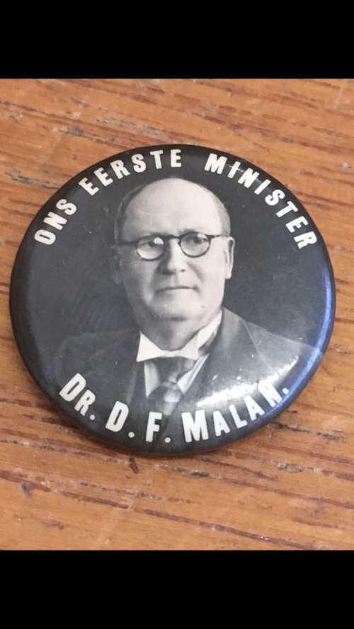 Other Africana - Dr. D.F. Malan - Ons Eerste Minister Pin was sold for ...