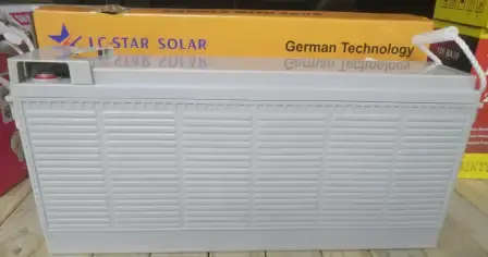 Solar Kits - 12v 100ah Deep cycle solar gel battery-lc star solar slim ...