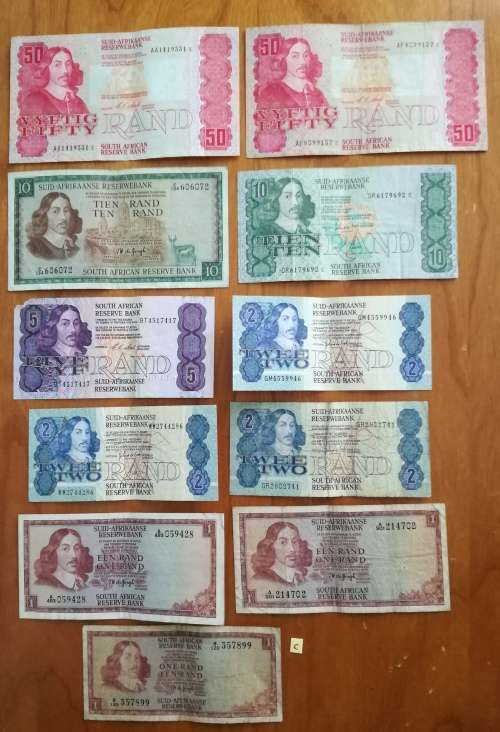 Other South African Bank Notes - Collection of 11 south Africa bank ...