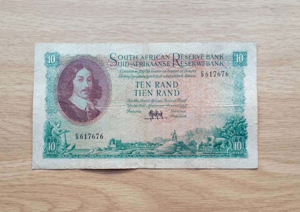 MH de Kock - South Africa M.H. de Kock Old R10 Bank Note. (676) for ...