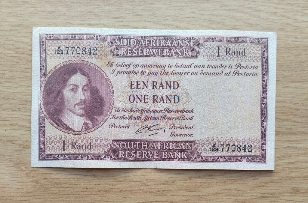 G Rissik - South Africa G. Rissik old R1 bank note. (842) I have more ...