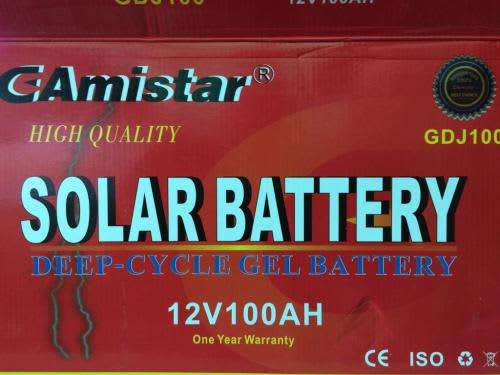 Rechargeable Batteries - 100Ah gel solar battery Gamistar // brand new ...