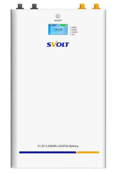 Rechargeable Batteries - SVOLT 51.2V 106AH 5.43 KWH WALL MOUNT LI-ION ...