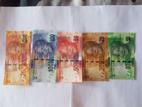 Other South African Bank Notes - Set of South African Nelson Mandela ...