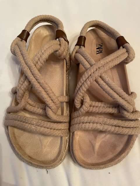 Sandals - Zara rope sandals UK9/EUR43 was sold for R421.00 on 29 Mar at ...