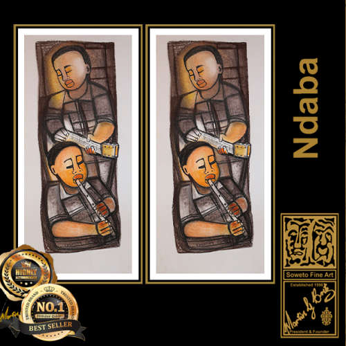 Paintings - Godfrey Ndaba - Illustrated Artist - SOWETO GOLD !! was ...