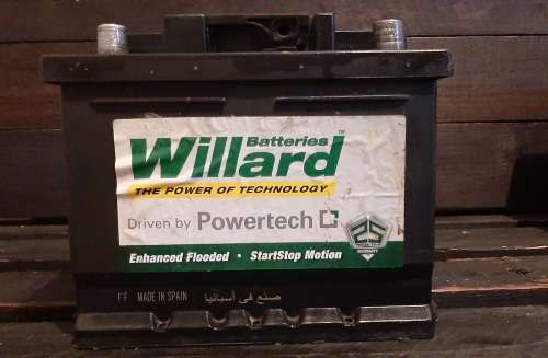 Batteries - Willard 618/9 Battery 12V - used as demo/display only for ...