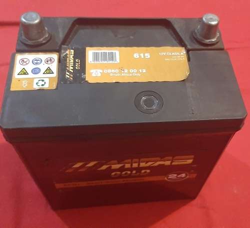 Rechargeable Batteries - Midas Gold 12V 615 Battery 35Ah 270A Class A ...