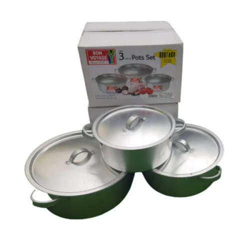 Pots - Aluminium Cooking Pots 6 piece, Bon Voyage, best selling pots in ...