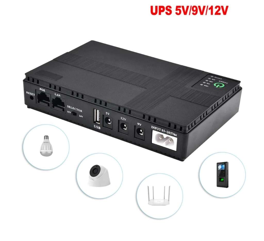 UPS - 10400mah UPS Backup Power Network Portable Wifi Router ...