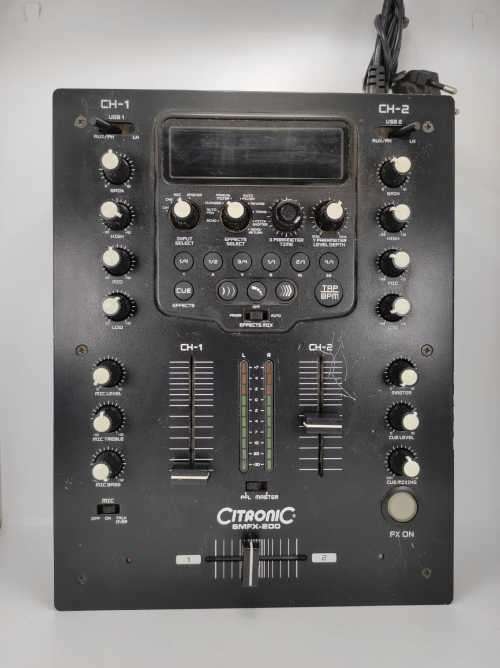 DJ Mixers - Citronic 2 Channel Dj Mixer, model - SMFX200, Please see ...