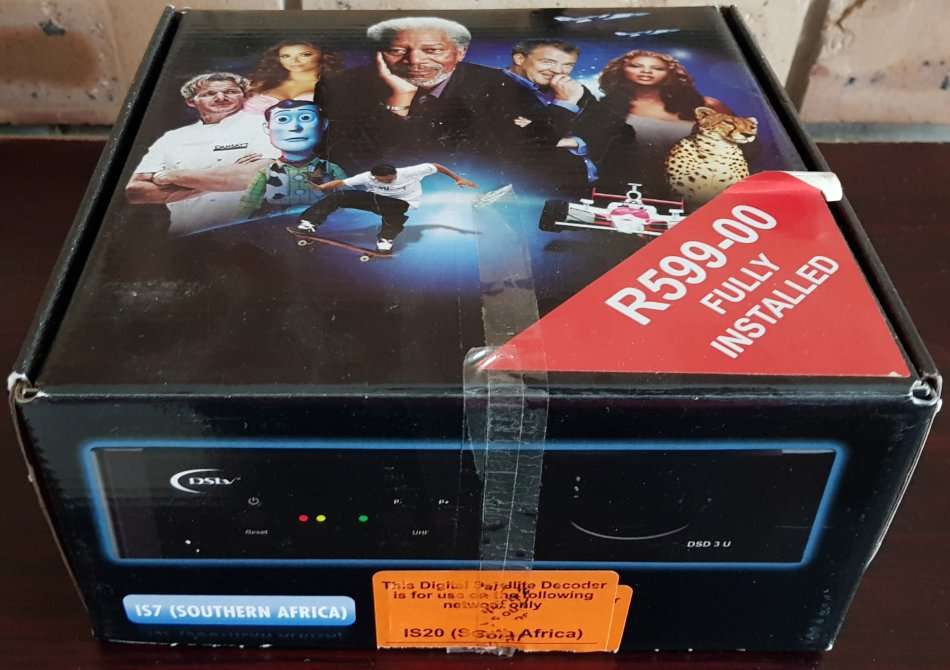 DSTV Decoders - DSTV Zappa Decoder Model DSD 3 U Single view SD Decoder ...