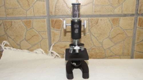 Microscopes - Vintage SNS Mini Microscope 50X 100X 200X 300X in Wooden ...