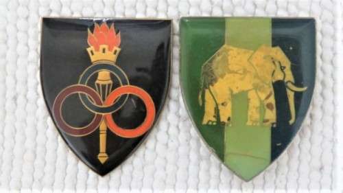 South African Army - Collection of Eight SADF Shoulder Flashes And One ...