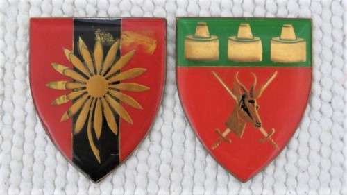 South African Army - Collection of Eight SADF Shoulder Flashes And One ...