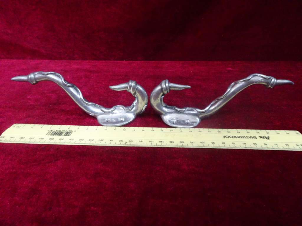 Pewter - Vintage Set Of Two Carrol Boyes Coat Hooks - Clearly Marked C ...