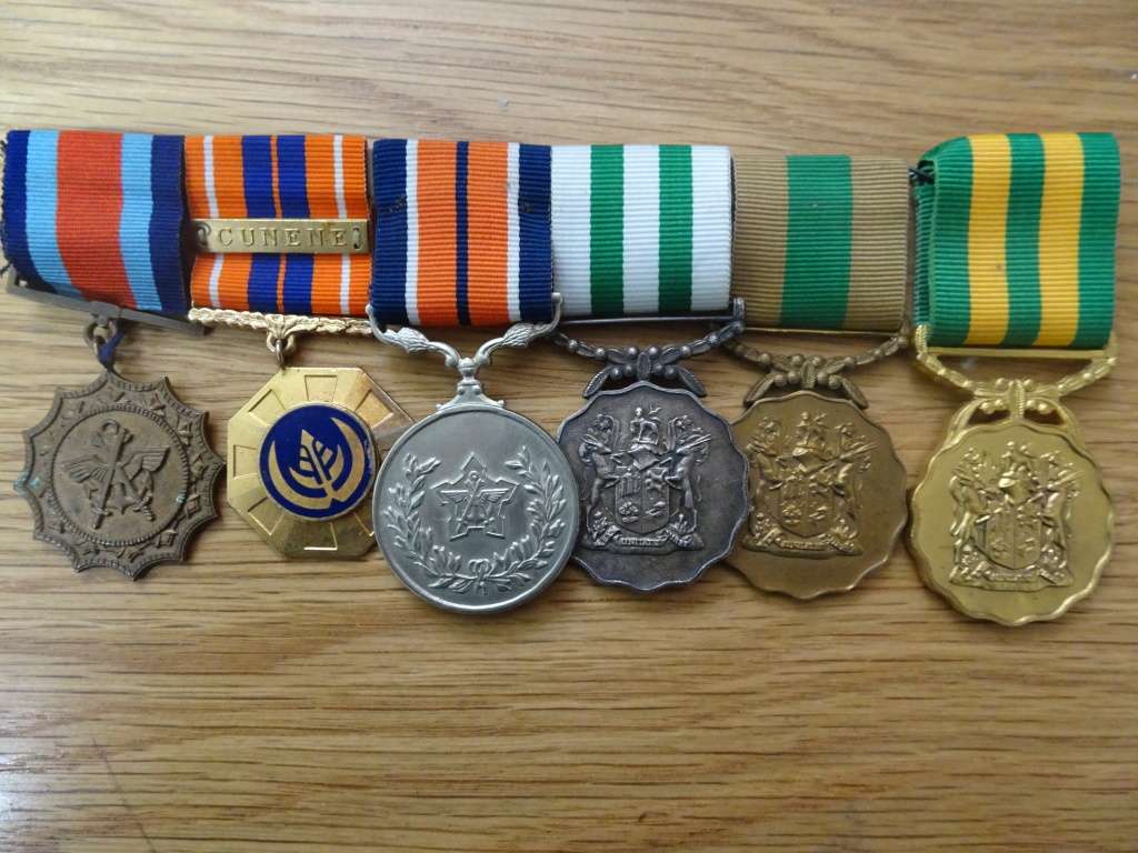SADF & SANDF - Set Of SADF Medals Medals Awarded To AO II Anderson ...