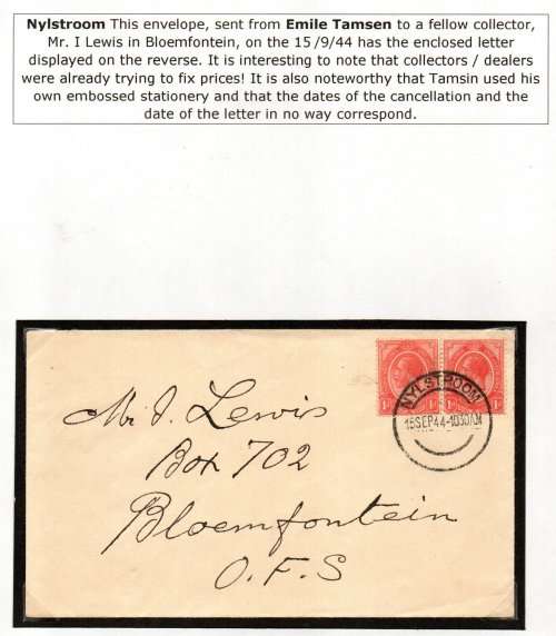 Union of South Africa - UNION 1940s LOT OF CORRESPONDENCE (COVERS ...